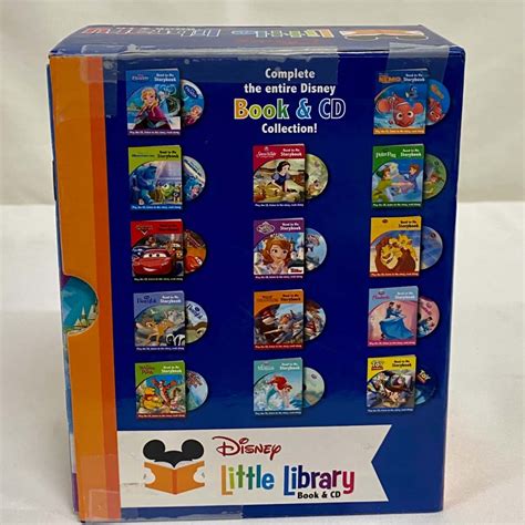 Disney Little Library 14 Books And Cdss