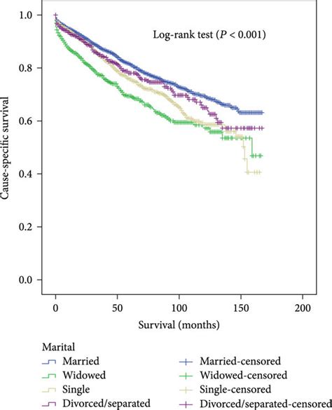 Survival Curves In GIST Patients According To Marital Status A All Download Scientific