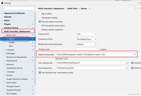 No Valid Maven Installation Found Either Set The Home Directory In The