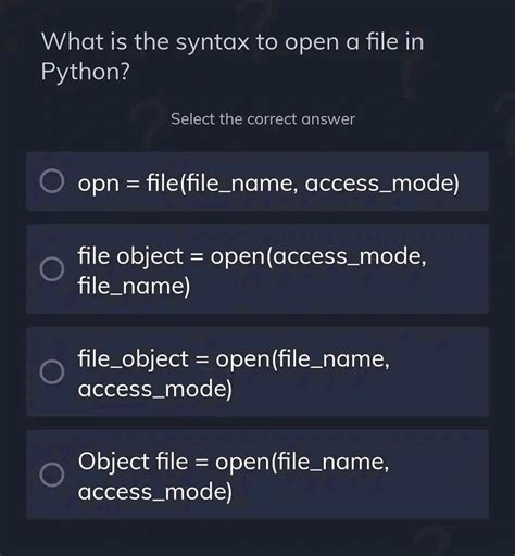 mayur korde on linkedin what is the syntax to open a file in python