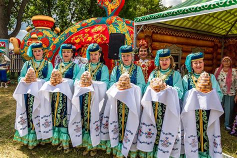 Kazan Republic Of Tatarstan Russia July 3 2021 Sabantuy The