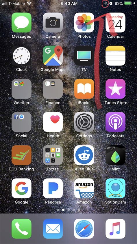 Any Ideas As To Why This Icon Wont Ever Go Away Is This New To 11 0 3 R Ios