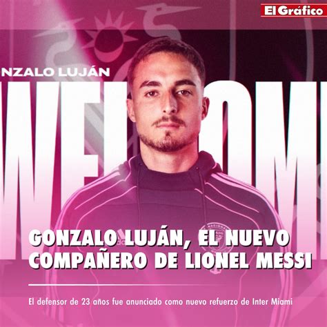 Gonzalo Luján El Nuevo Compañero Argentino De Lionel Messi En Inter Miami 🇺🇸 ️el Defensor Que