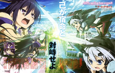 Yatogami Tooka And Tobiichi Origami Date A Live And 1 More Drawn By