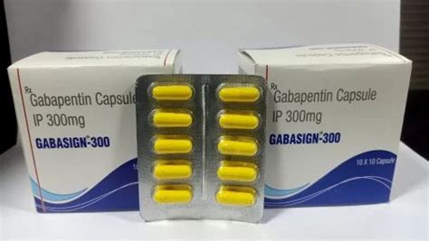 300mg Gabapentin Capsules Ip At ₹ 150stripe Pharmaceutical Capsules In Nagpur Id 2851669970755