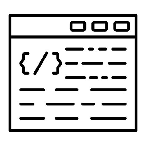 Premium Vector Web Coding Icon