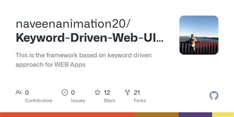 Github Naveenanimation20keyword Driven Web Ui Framework This Is The Framework Based On