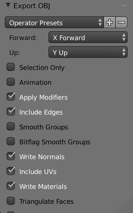 Blender OBJ Exporter Displays The Model Facing The Wrong Way In THREE Js Stack Overflow