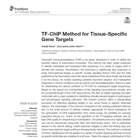Chip Assay For Study Of Specific Nuclear Signaling Factors