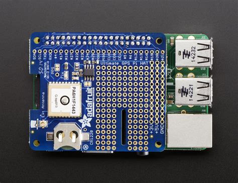 로봇사이언스몰 Raspberry Pi 라즈베리파이 Adafruit Ultimate Gps Hat For