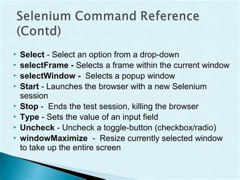 Selenium Basics By Quontra Solutions Selenium Basics By Quontra Solutions