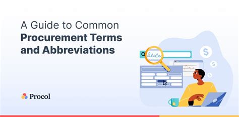 A Guide To Common Procurement Terms And Abbreviations Procol Ai