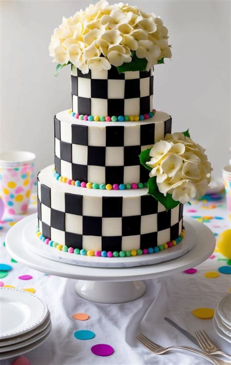 26 Checkerboard Cake Decorating Ideas That Are Fun And Bold