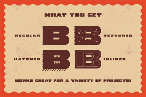Barry 4 Font Styles Masterbundles