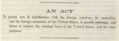 The Espionage Act Of 1917 Todaysdocument On Tumblr