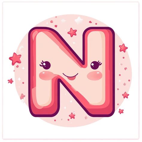 A Kawaii And Chibi Cute Netflix Icon With Pastel Red And White Colors