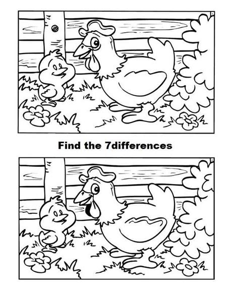 Spot The Difference Printable Free