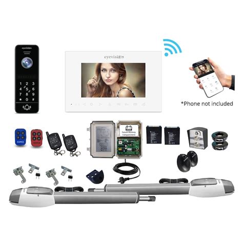 Buy Wifi Intercom Combo Smart Gate Automation System Extra Heavy Duty