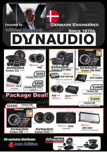 Dynaudio Car Audio System Package Auto Edition