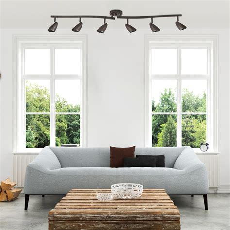 Track Lighting Rustic Cabin