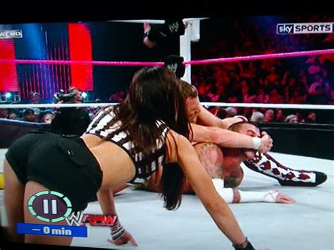 Wwe Aj Lee In Thong