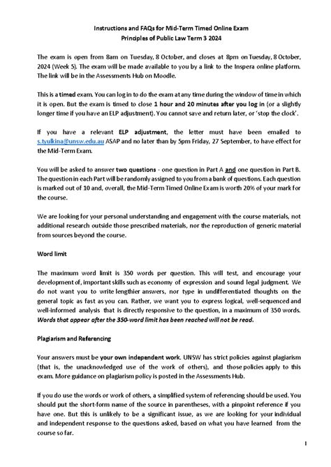 Mid Term Exam Instructions 2024 Term 3 1 Instructions And Faqs For