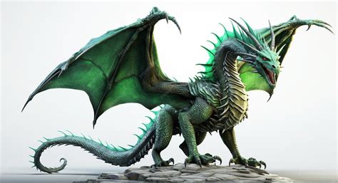 Premium Ai Image Fantasy Dragon Ferocious Monster Vicious Dragon