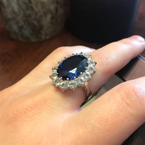 800 Ct Oval Cut Natural Sapphire Diamond Engagement Ring 14k White