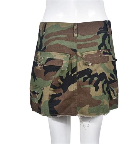 Streetwear Vintage Womens Skirts Summer Irregular Ladies Short Skirts