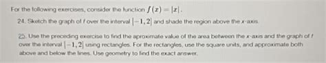 solved for the following exercises consider the function