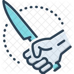 Kill Icon Download In Colored Outline Style Kill Icon Download In Colored Outline Style