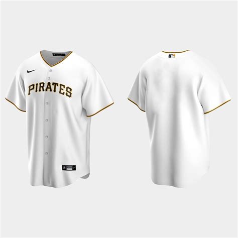 Mens Pittsburgh Pirates Home Jersey White Katinatsports Store