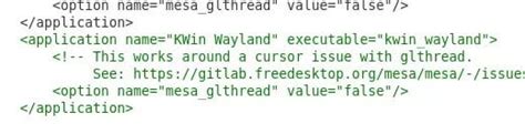 Mesa Opengl Threading Messed Up Cursor Handling With Kde Wayland