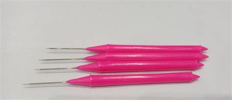 Forgesy Dissection Plastic Pink Needles For Biology Persons
