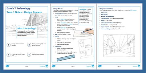 Design Process Explained Notes Twinkl South Africa