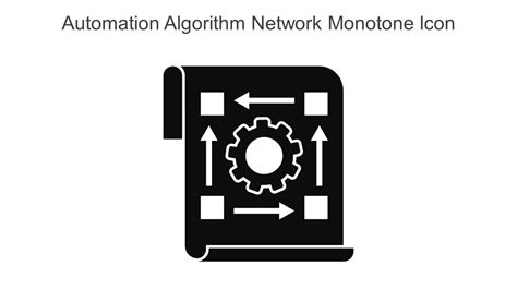 Automation Algorithm Network Monotone Icon In Powerpoint Pptx Png And