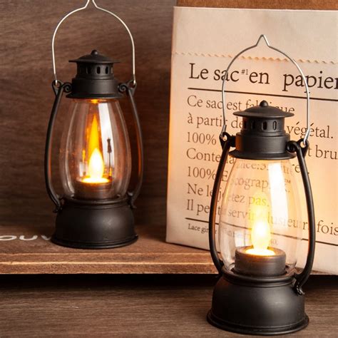 Kit Mini Lamparina Decorativa A Bateria Vela Led Enfeite Campanha
