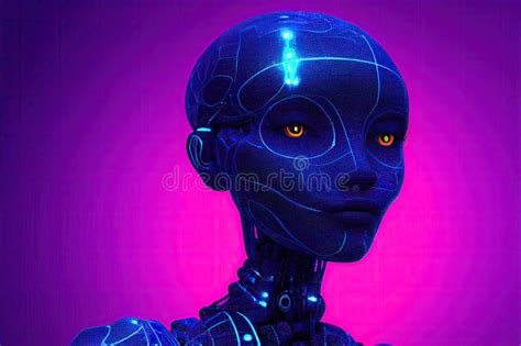 Artificial Intelligence In Humanoid Head With Neural Network Thinks Ai