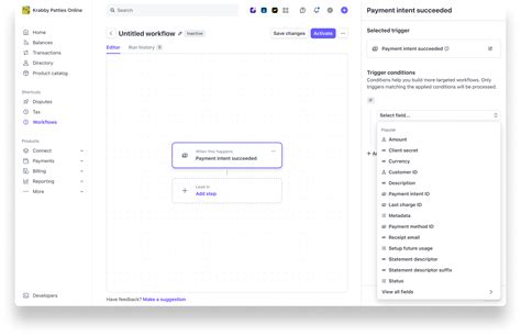how workflows work stripe documentation