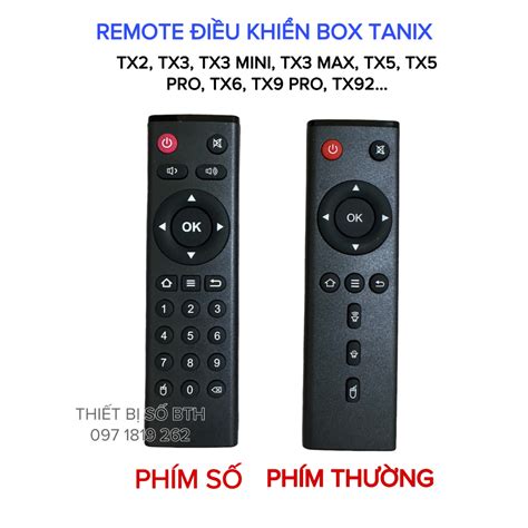 [chính Hãng] Remote Điều Khiển Android Tv Box Tanix Tx3 Mini Tx3 Max Tx5 Tx5 Pro Tx9 Pro