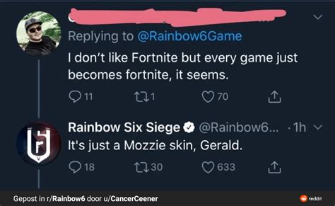 Smart Guy Gerald Saw It Coming R Rainbow6