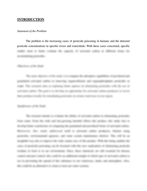 solution thesis writing bs chemistry introduction statement of the