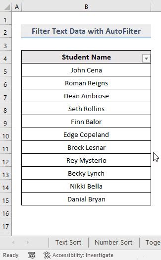 Difference Between Sort And Filter In Excel Exceldemy