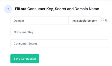 Salesforce Connection Setup