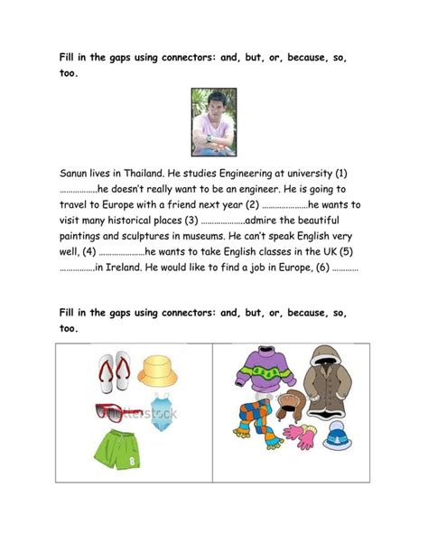 Fill In The Gaps Using Connectors Pdf