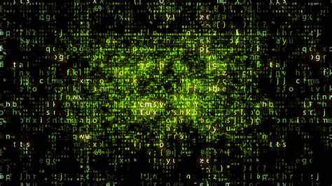 Abstract Backgrounddigital Datagreen Matrix Software Artistic Matrix