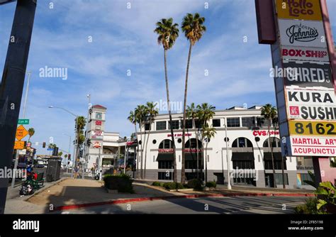 West Hollywood California Usa 10th April 2021 A General View Of
