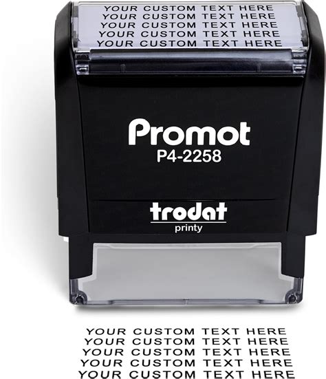 Promot Self Inking Stamp Large Custom Stamp For Name
