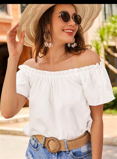 Blusa Tipo Campesina Contour