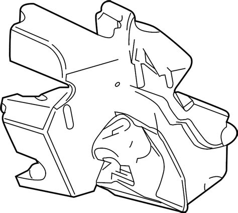 Chevrolet Blazer Shield Assembly Engine Noise Rear 36 12669378